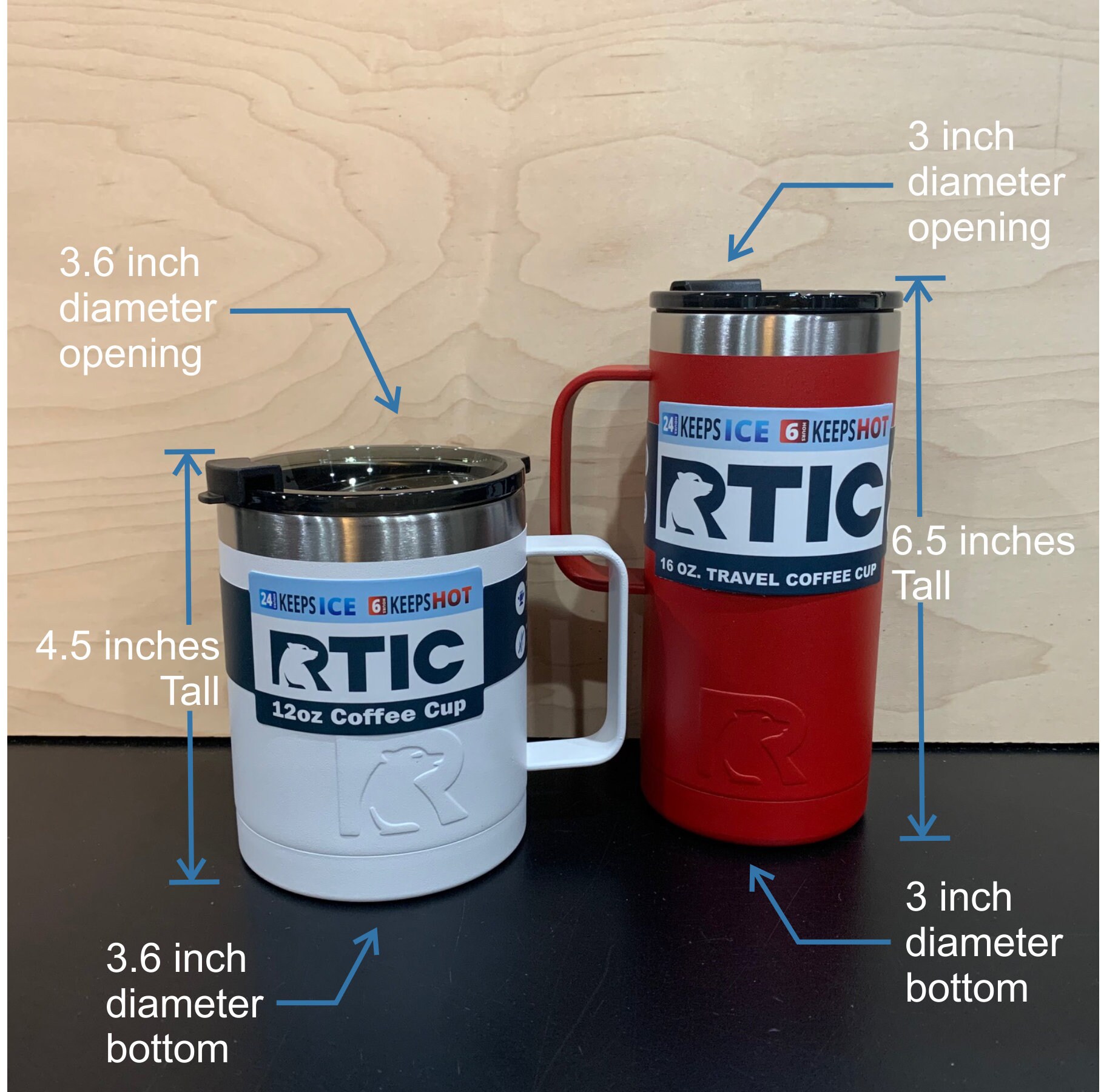 RTIC 20oz Matte Finish Color Coffee Mugs Custom Laser Engraved - Etsy