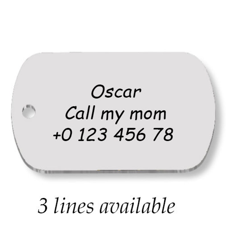 Personalized Name Tags for Cats, Custom Engraved and Personalized Id ...