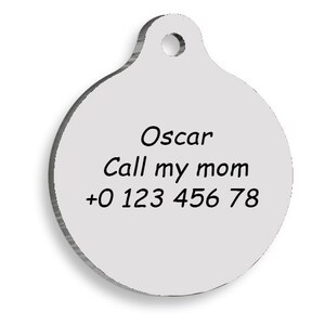 Personalized Name Tags for Cats, Custom Engraved and Personalized Id ...