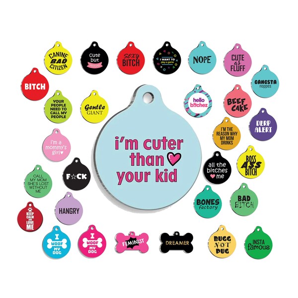 Funny Dog Tags - Etsy