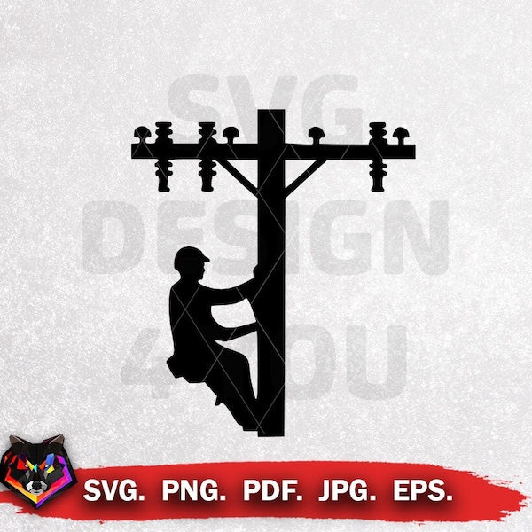 Lineman Svg Files - Etsy