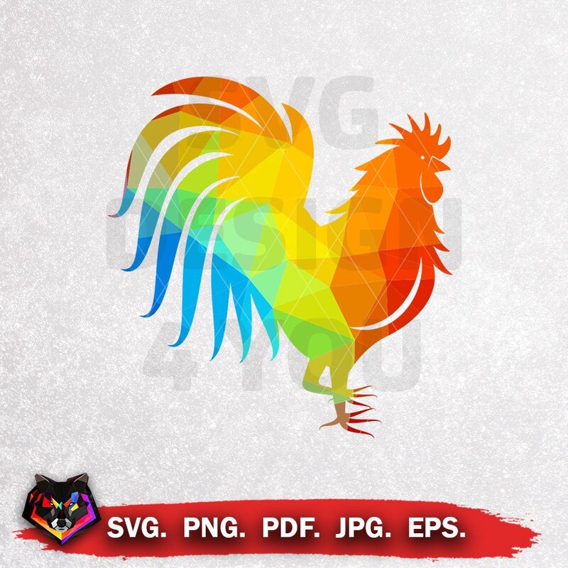 Cockerel Silhouette - Etsy UK