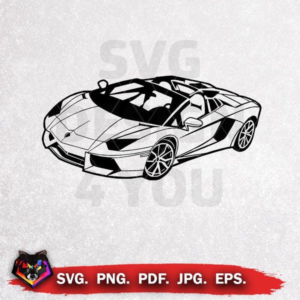 Lamborghini Svg - Etsy UK