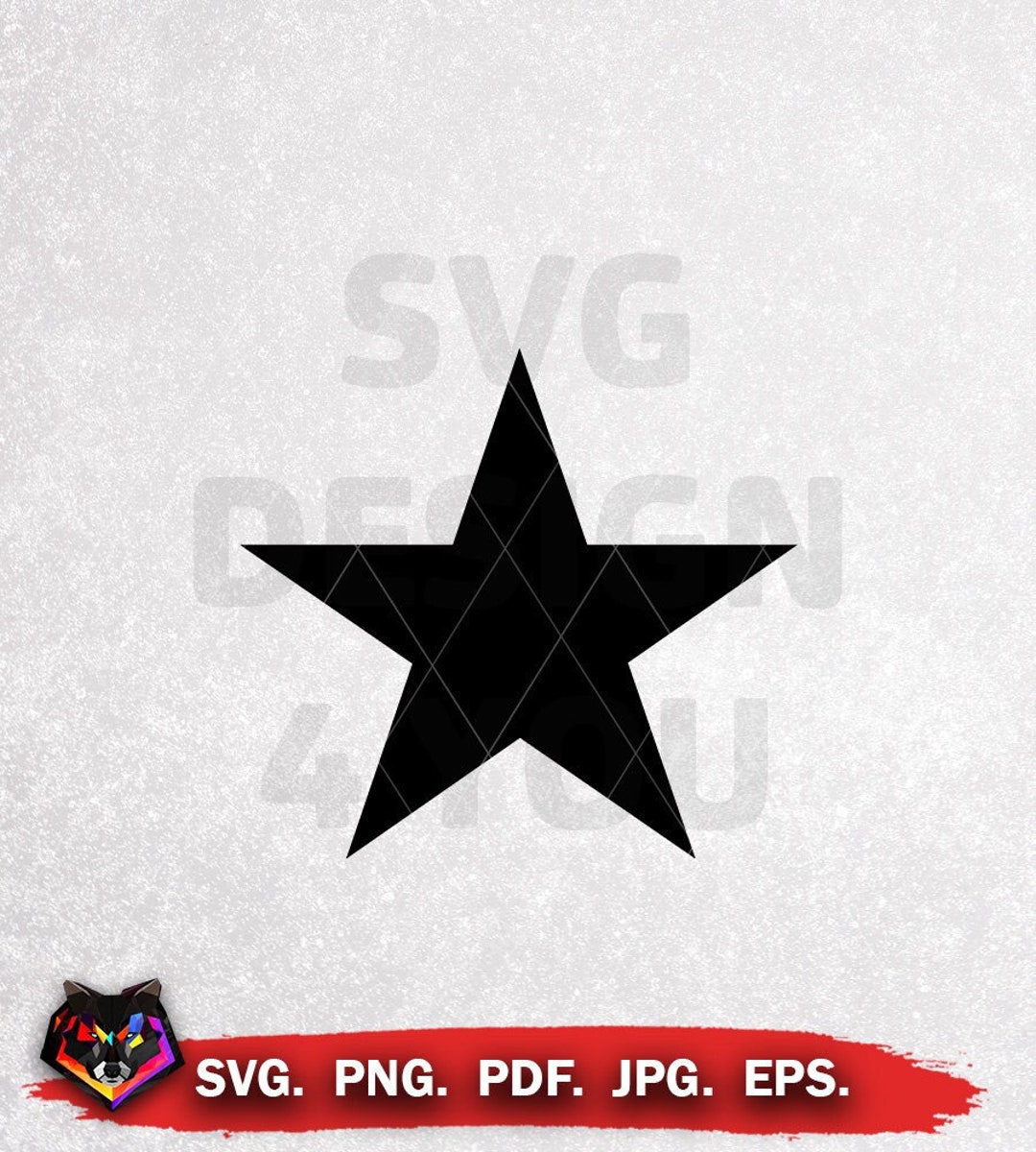 Star, Design, Svg, Eps, Pdf, Png, Jpg - Etsy