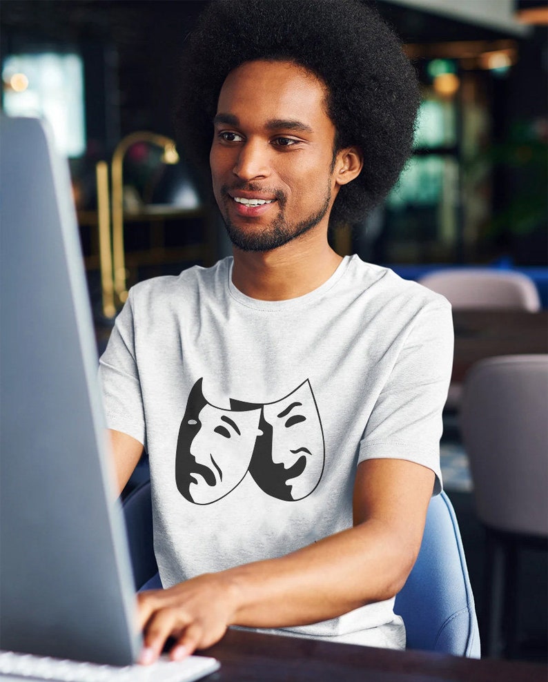 Comedy, Tragedy, Mask, Svg, Eps, Pdf, Png, Jpg, Digital Cricut File ...