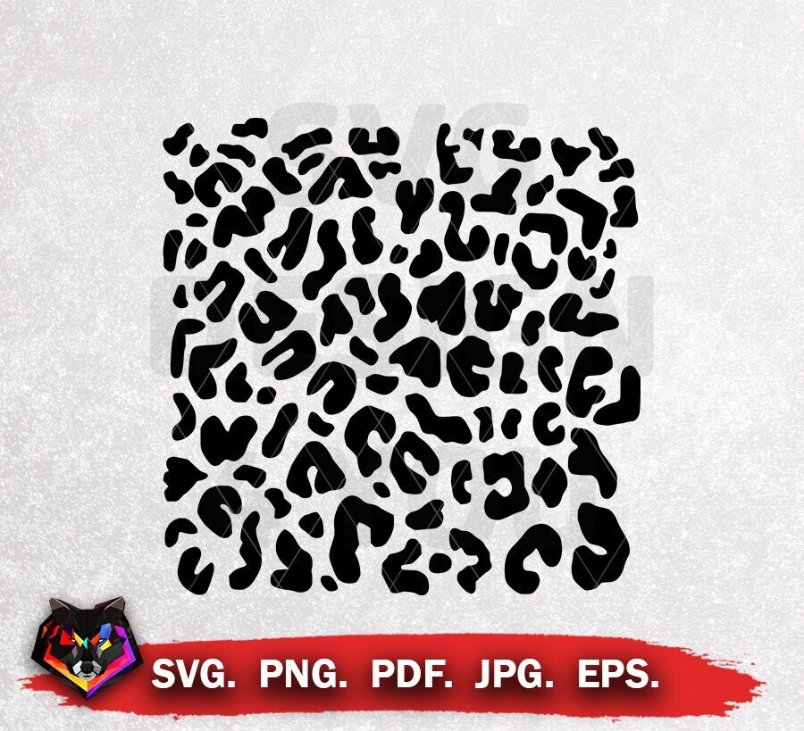 Leopard, Animal, Svg, Eps, Pdf, Png, Jpg, Digital Cricut File, Vector ...