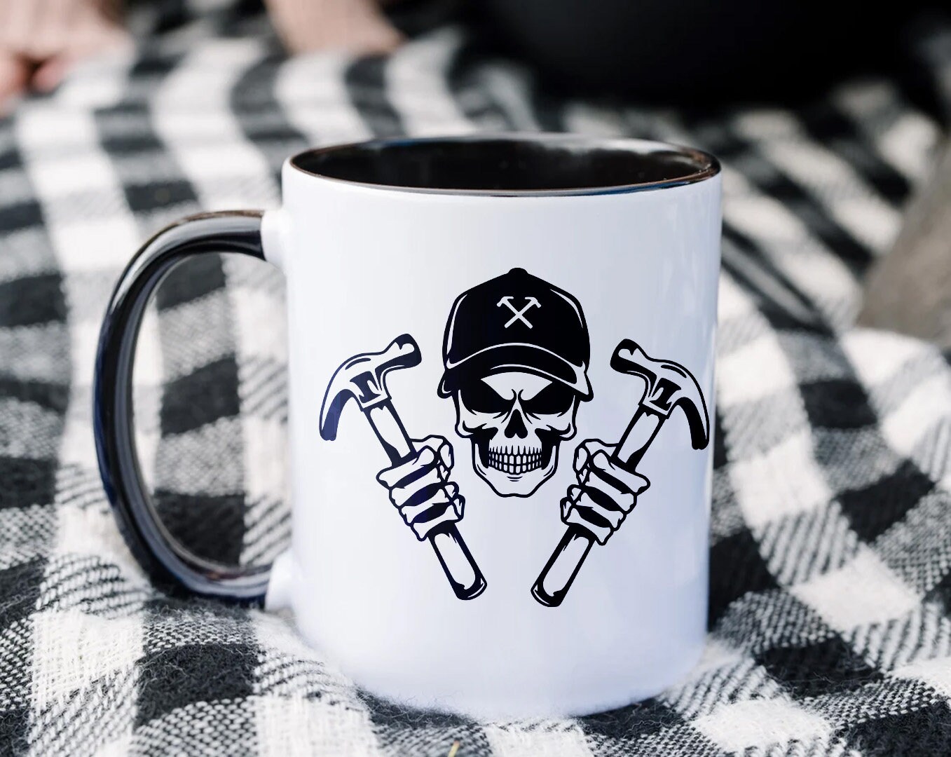 Skull, Carpenter, Hammer, Skeleton, Design, Svg, Eps, Pdf, Png, Jpg ...