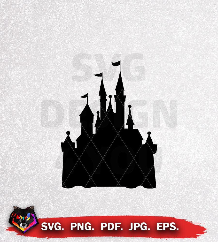 Castle, Design, Svg, Eps, Pdf, Png, Jpg - Etsy