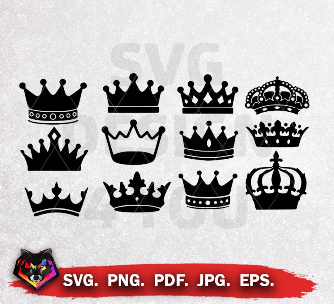 Royal, Crown, King, Queen, Princess, Tiara, Svg, Eps, Pdf, Png, Jpg ...