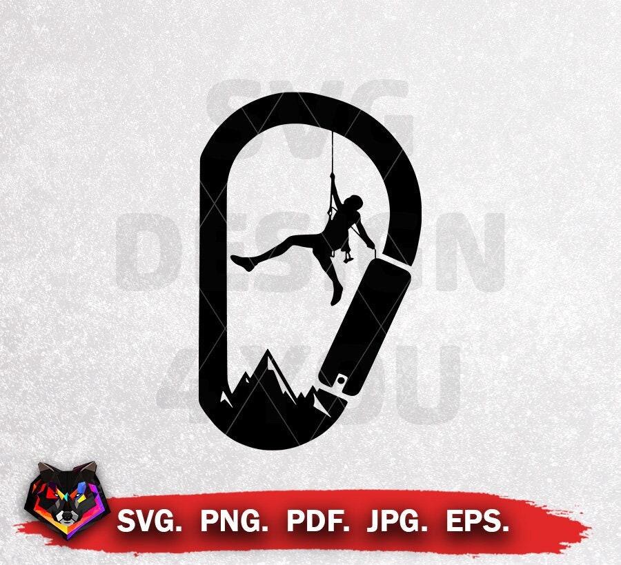 Climbing, Mountain, Forest, Svg, Eps, Pdf, Png, Jpg, Digital Cricut ...