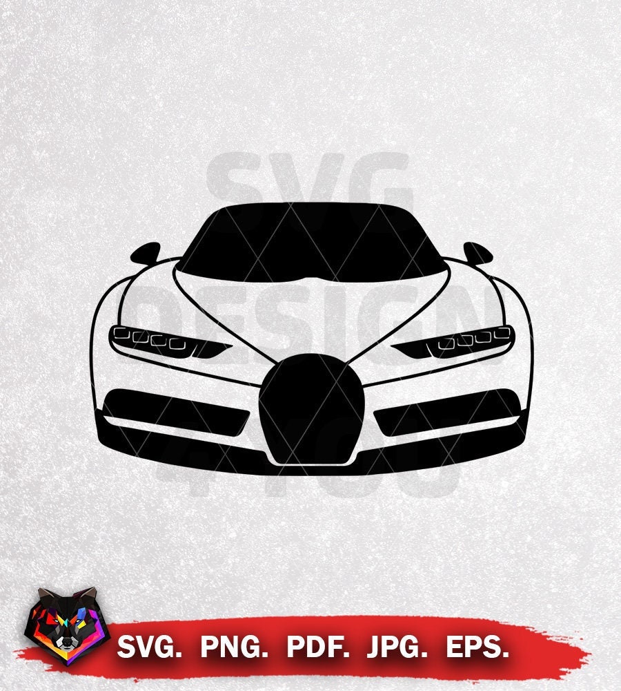 Supersport Car, Silhouette Design, Svg, Eps, Pdf, Png, Jpg, Fast ...