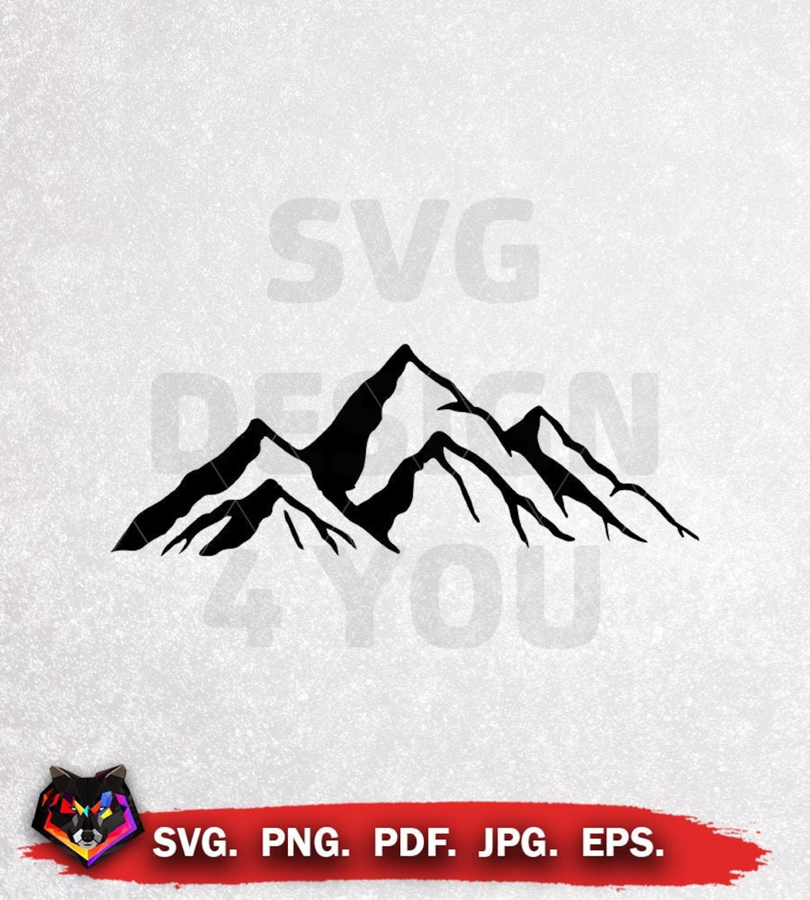 Mountain, Design, Svg, Eps, Pdf, Png, Jpg, Climbing - Etsy