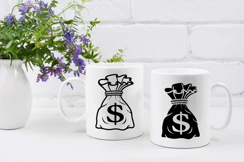 Money Bag, Dollar, Design, Svg, Eps, Pdf, Png, Jpg, Digital Cricut File ...