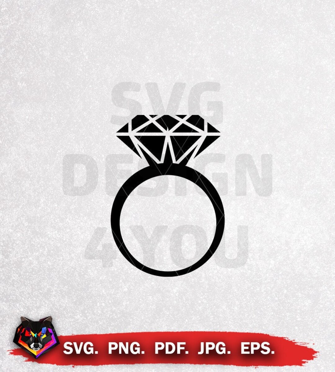 Ring, Diamond, Design, Svg, Eps, Pdf, Png, Jpg, Women, Girl, Jewelery ...