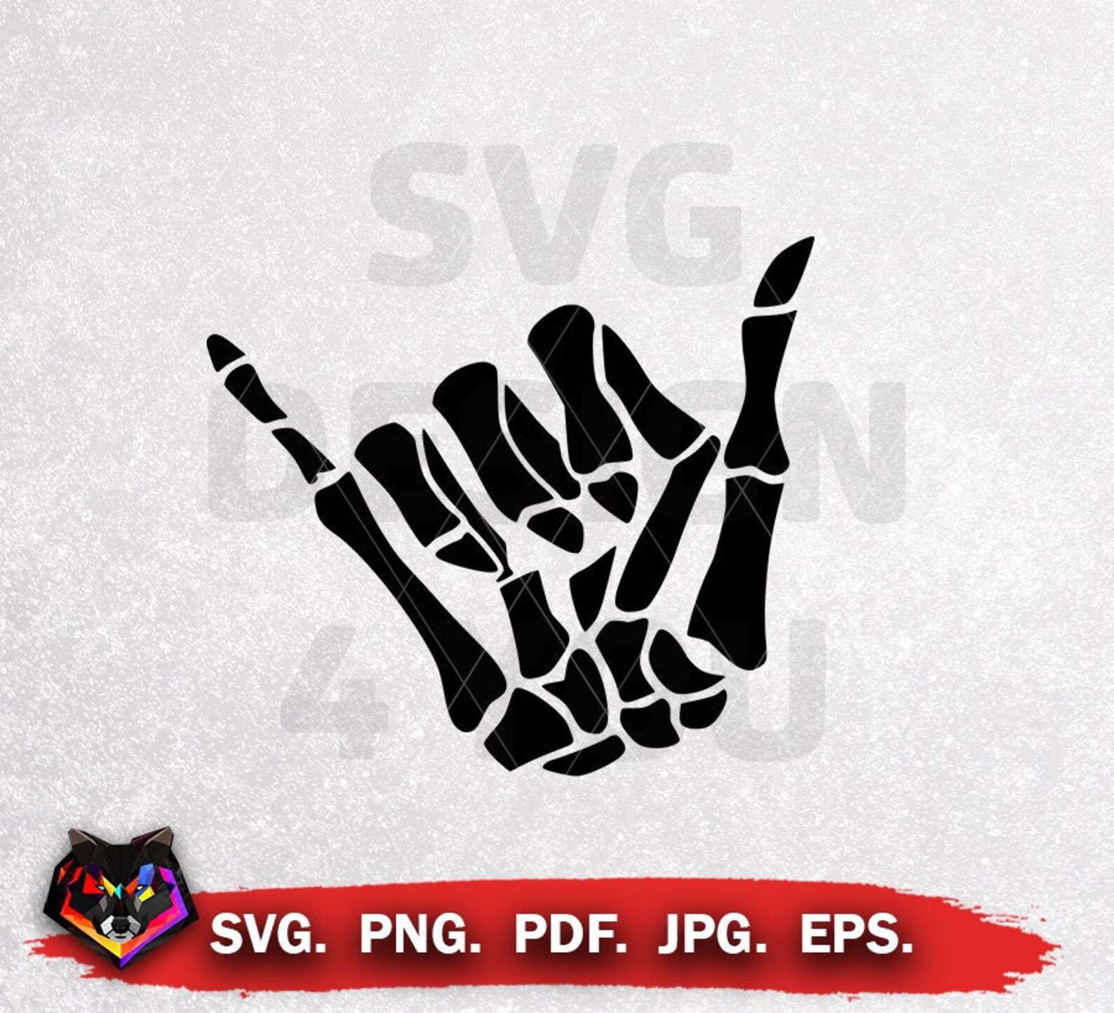 Skeleton, Hand, Finger, Skull, Design, Svg, Eps, Pdf, Png, Jpg, Digital ...