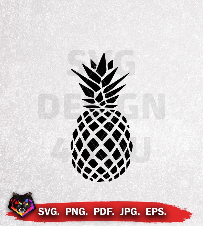 Piña, Fruta, Diseño, Svg, Eps, Pdf, Png, Jpg - Etsy México