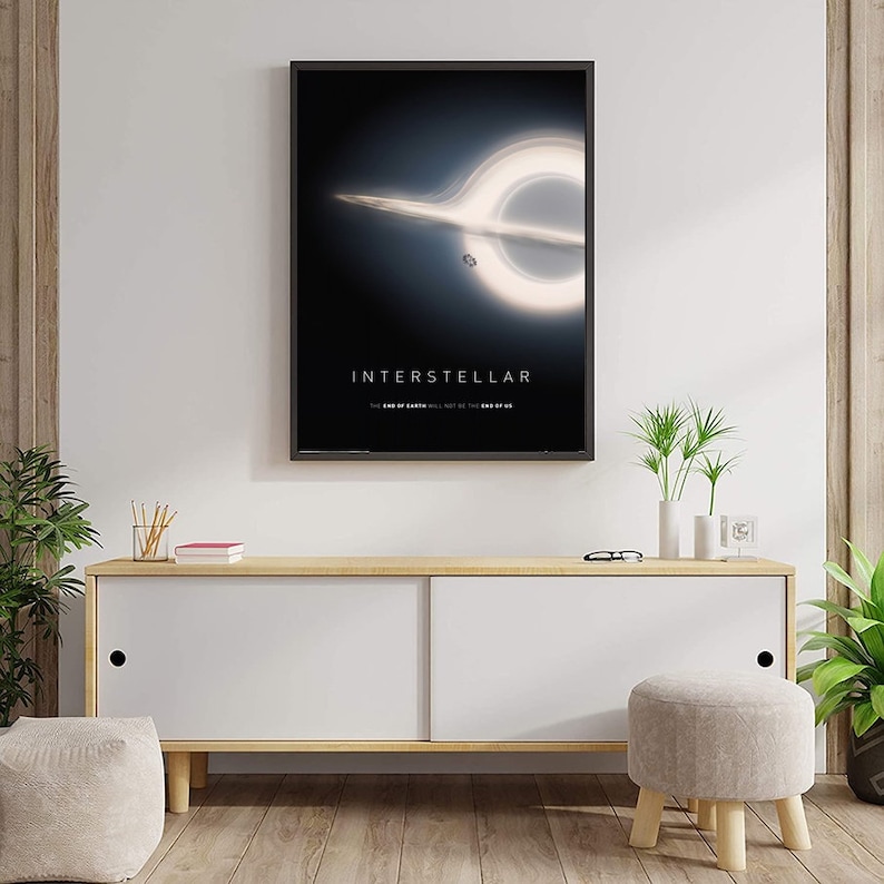 Interstellar Movie Poster Canvas Wall Art Home Decor no - Etsy