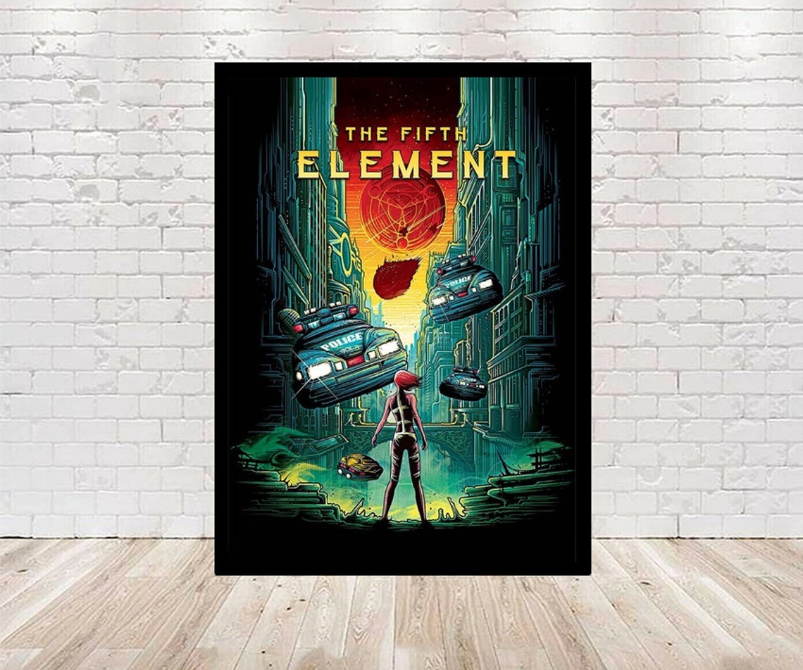 The Fifth Element Movie Poster Canvas Wall Art Home Decor no - Etsy