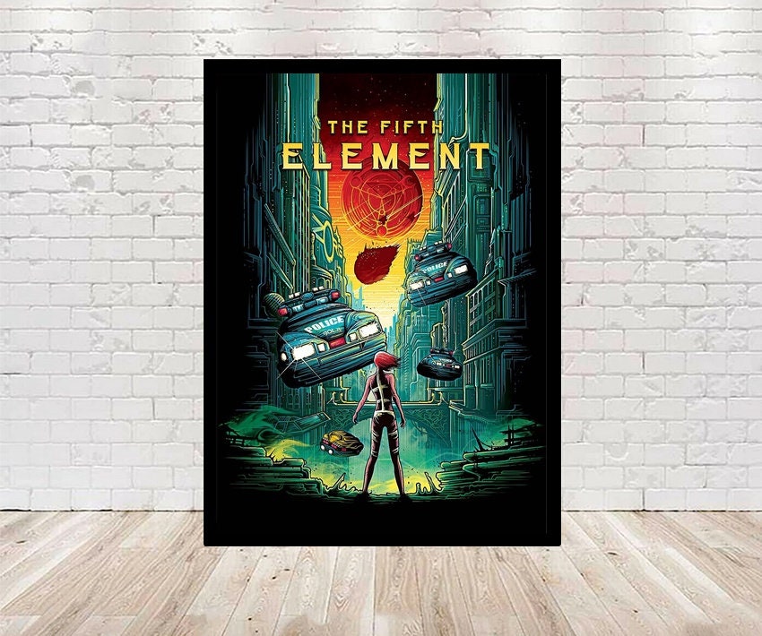 The Fifth Element Movie Poster Canvas Wall Art Home Decor no - Etsy