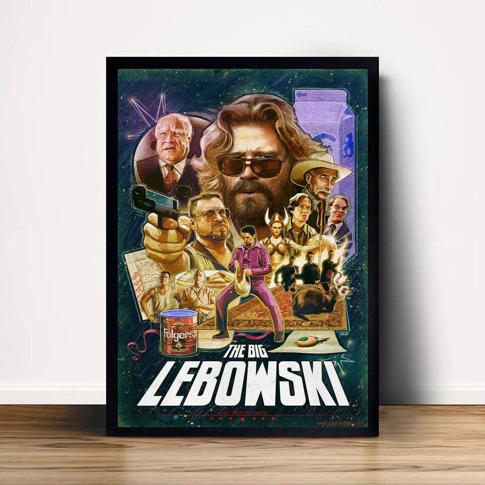 Big Lebowski Movie Poster Canvas Wall Art Home Decor no - Etsy
