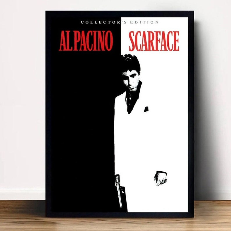 Scarface Movie Poster Canvas Wall Art Home Decor (no Frame) - Etsy