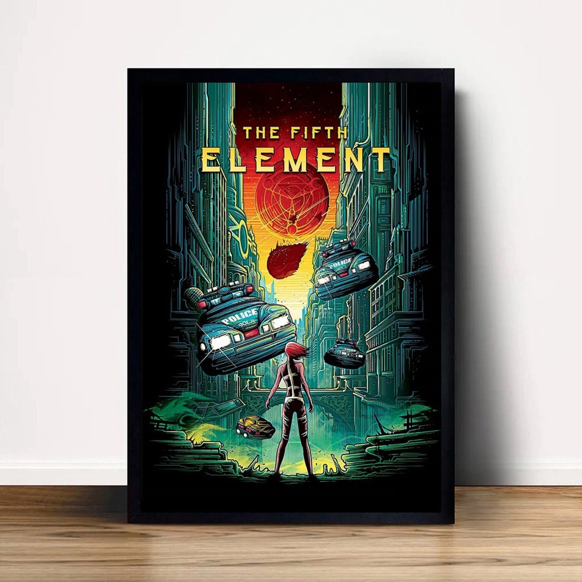 The Fifth Element Movie Poster Canvas Wall Art Home Decor no - Etsy