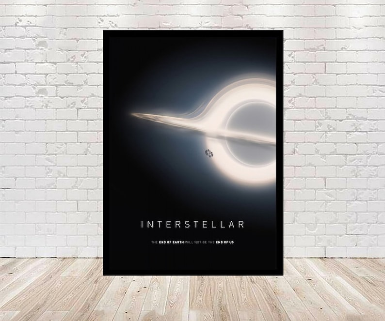 Interstellar Movie Poster Canvas Wall Art Home Decor no - Etsy