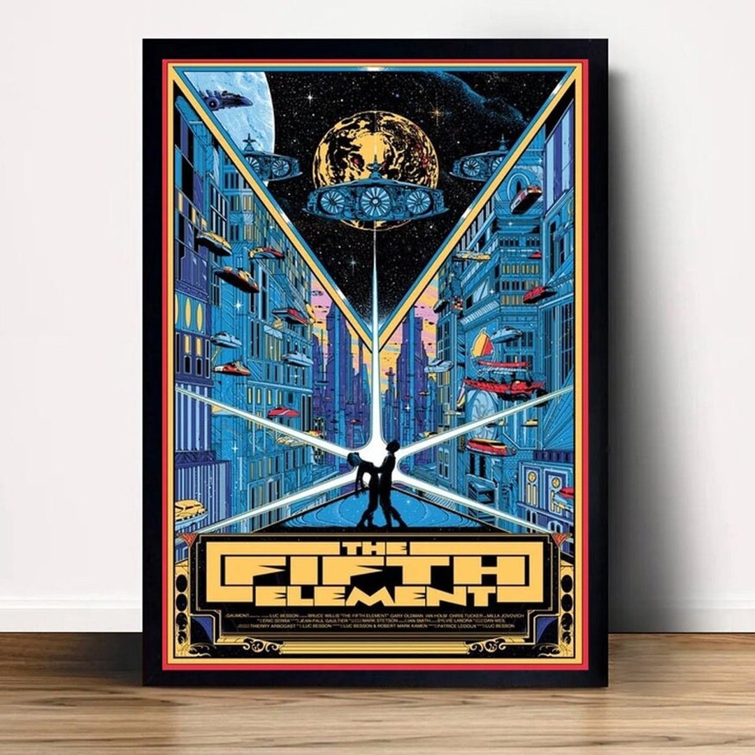 The Fifth Element Movie Poster Canvas Wall Art Home Decor (no Frame) - Etsy