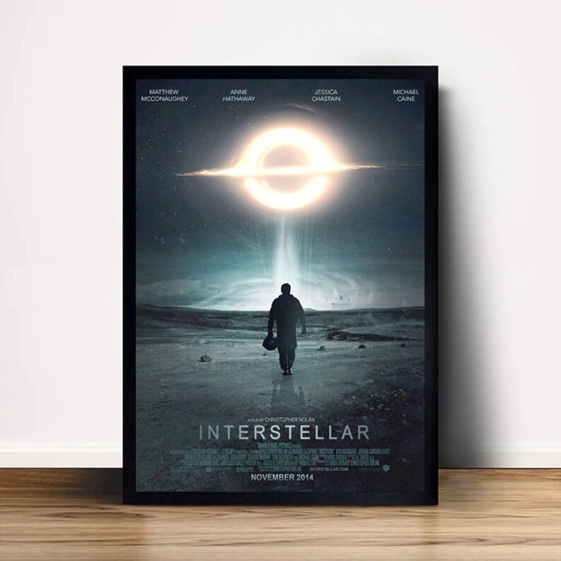 Interstellar Movie Poster Canvas Wall Art Home Decor no Frame - Etsy