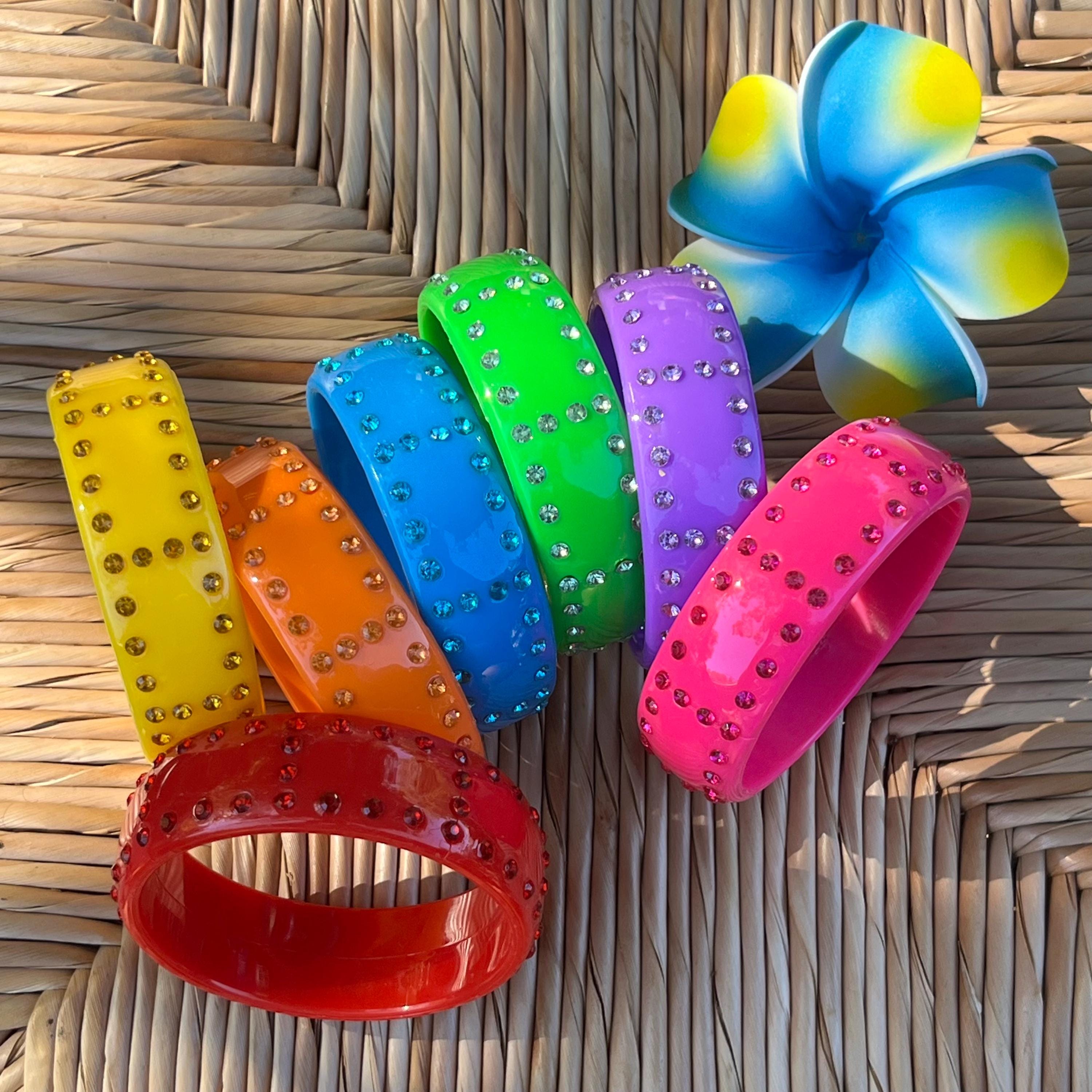 Y2K Vintage Bling Bangle Bracelets | Nostalgic | Early 2000s ...