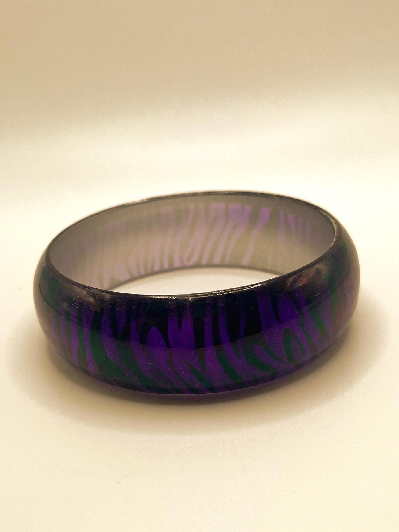 Y2K Zebra Bangle Bracelets | Nostalgic | Early 2000s | Throwback ...