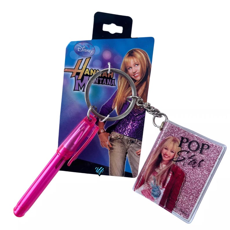Y2K Deadstock Hannah Montana Mini Notebook Keychains | Nostalgic ...