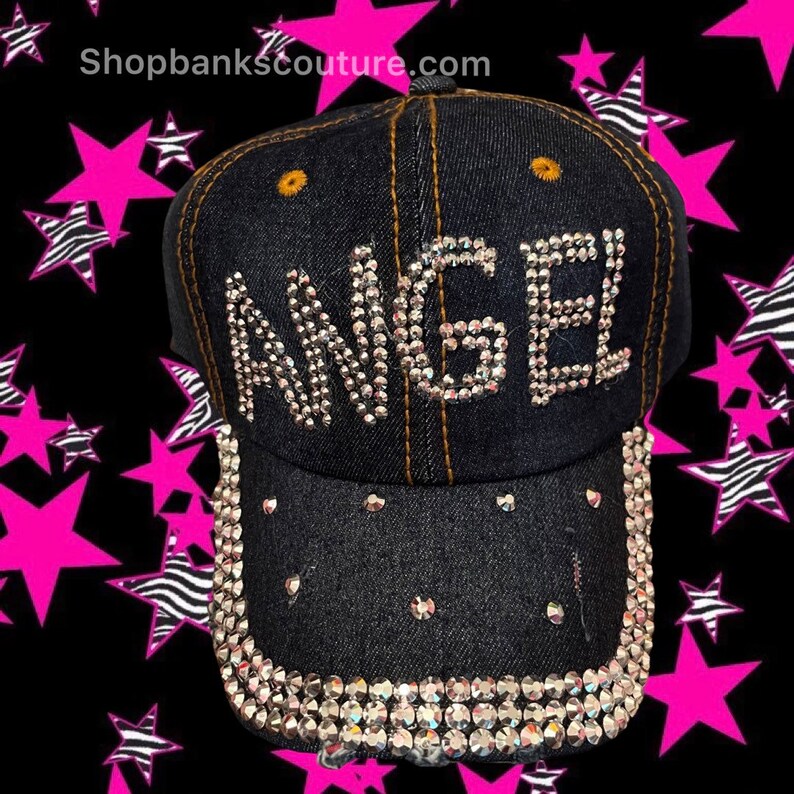 Mcbling Blingy Hat Trashy Y2K Aesthetic 2000s Rhinestone - Etsy UK