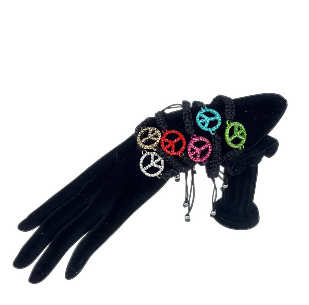 Y2K Bling Bangle Bracelets | Set of 4, Early 2000s - Etsy