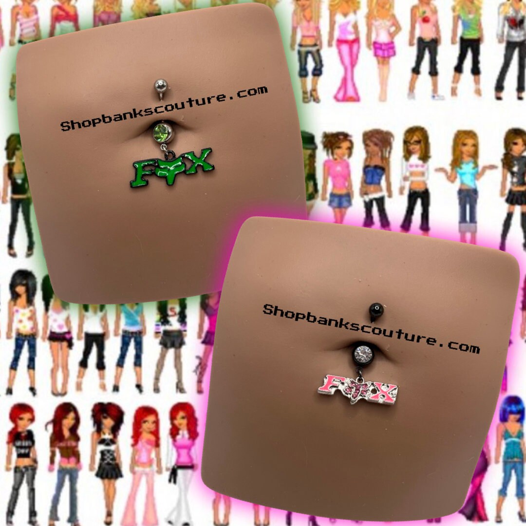 Y2K Belly Ring 2000s Mcbling Emo Skater Girl Scene Trashy Y2K 2000s - Etsy