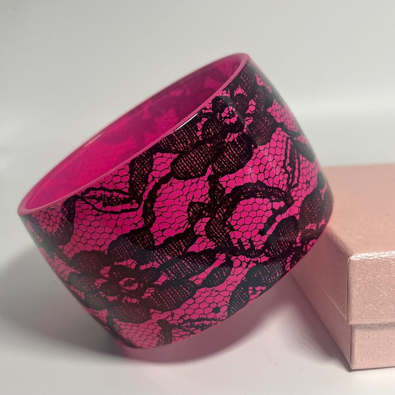 Y2K Large Emo Lace Bangle Bracelets | Nostalgic | Early 2000s | Scene ...