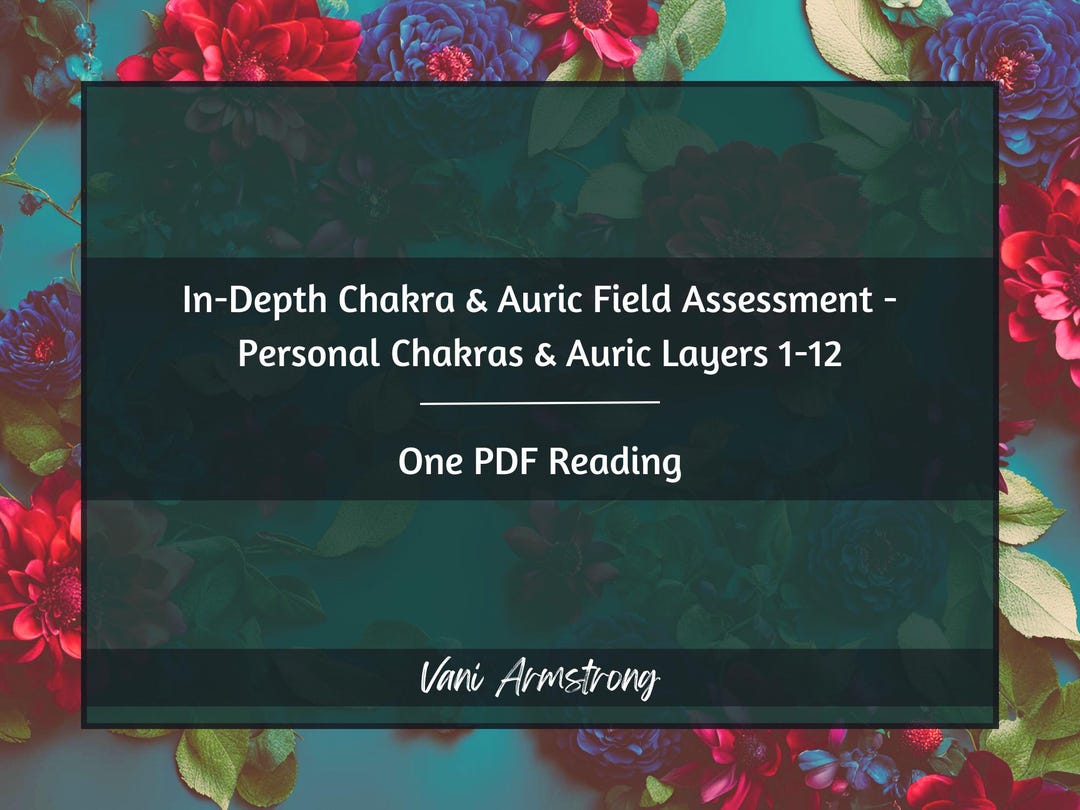 In-depth Chakra and Auric Field Assessment - Psychic Reading for Unused ...