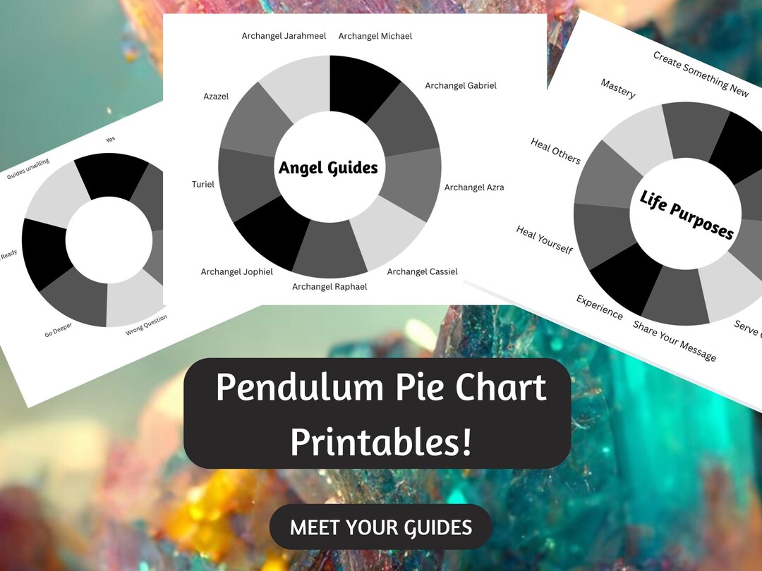 Pendulum Pie Chart Printables - Etsy