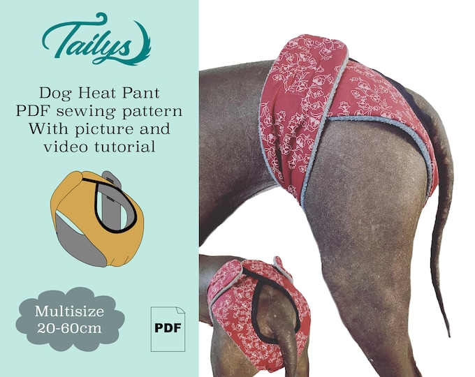 Dog Diaper Pattern Bundle All Sizes Sewing Pattern Dog - Etsy