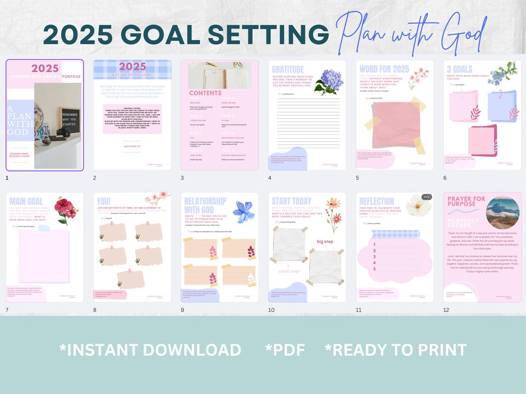 2025 Goal Setting - Etsy