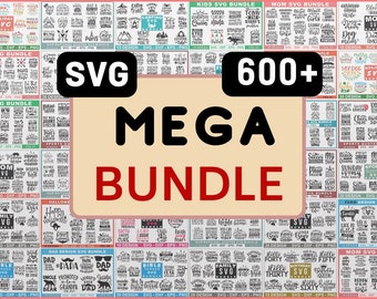 6000 Mega SVG Bundle, Big Svg Bundle, Svg Files for Cricut, Silhouette ...