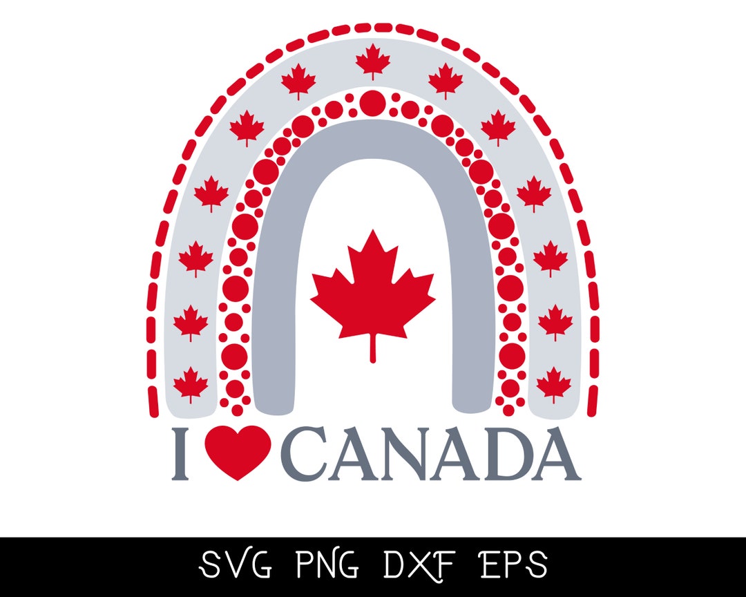 Canada, Canada Svg, Rainbow Canada Svg Canada Rainbow Svg, Rainbow ...