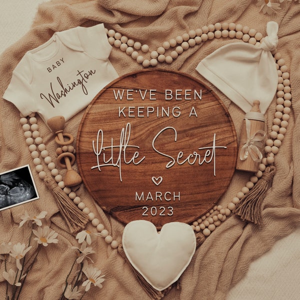 Weve Been Keeping a Little Secret Girl - Etsy