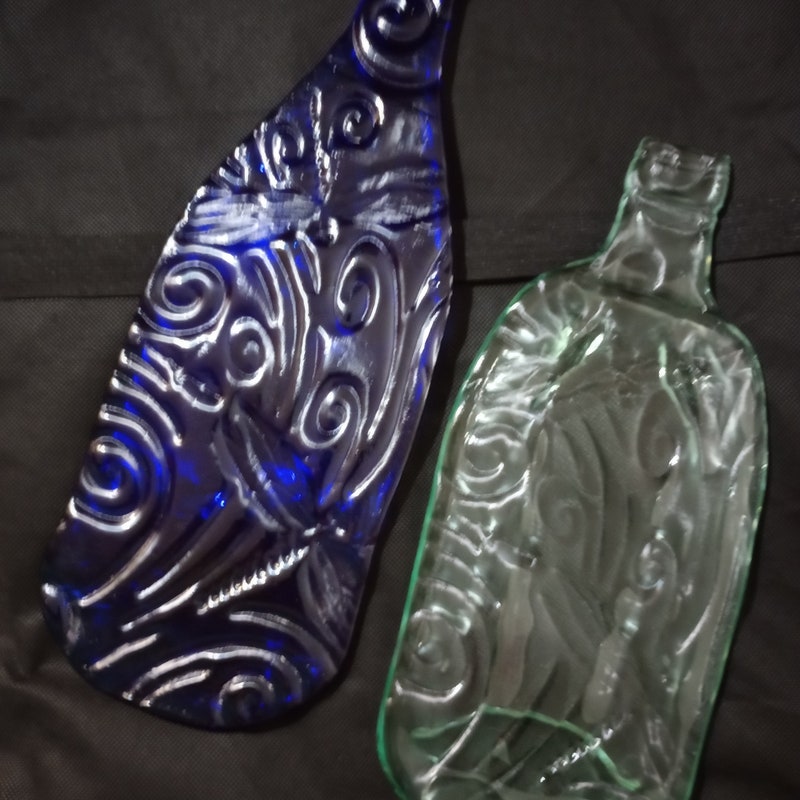 Melted Wine Bottle - Etsy