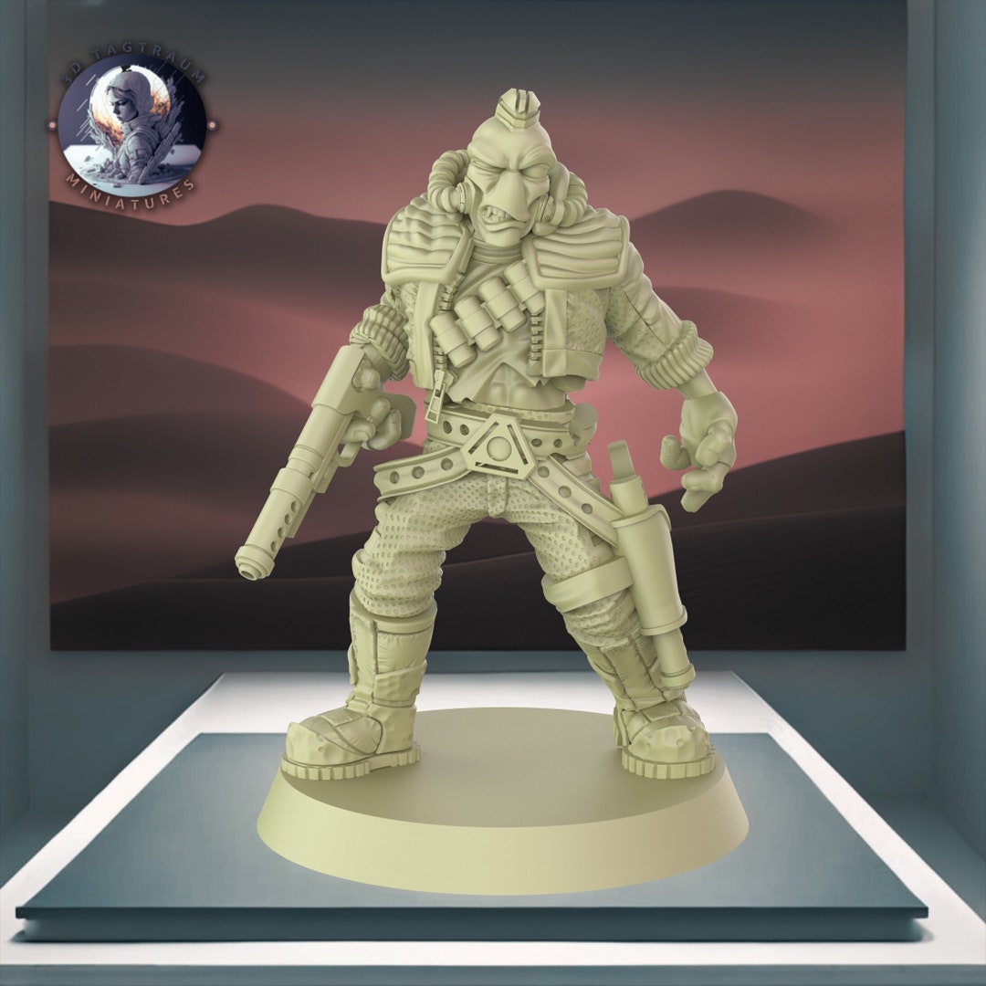 Dnd Crook Alien Miniature for Tabletop Wargaming Ranged Combat, Sci-fi ...