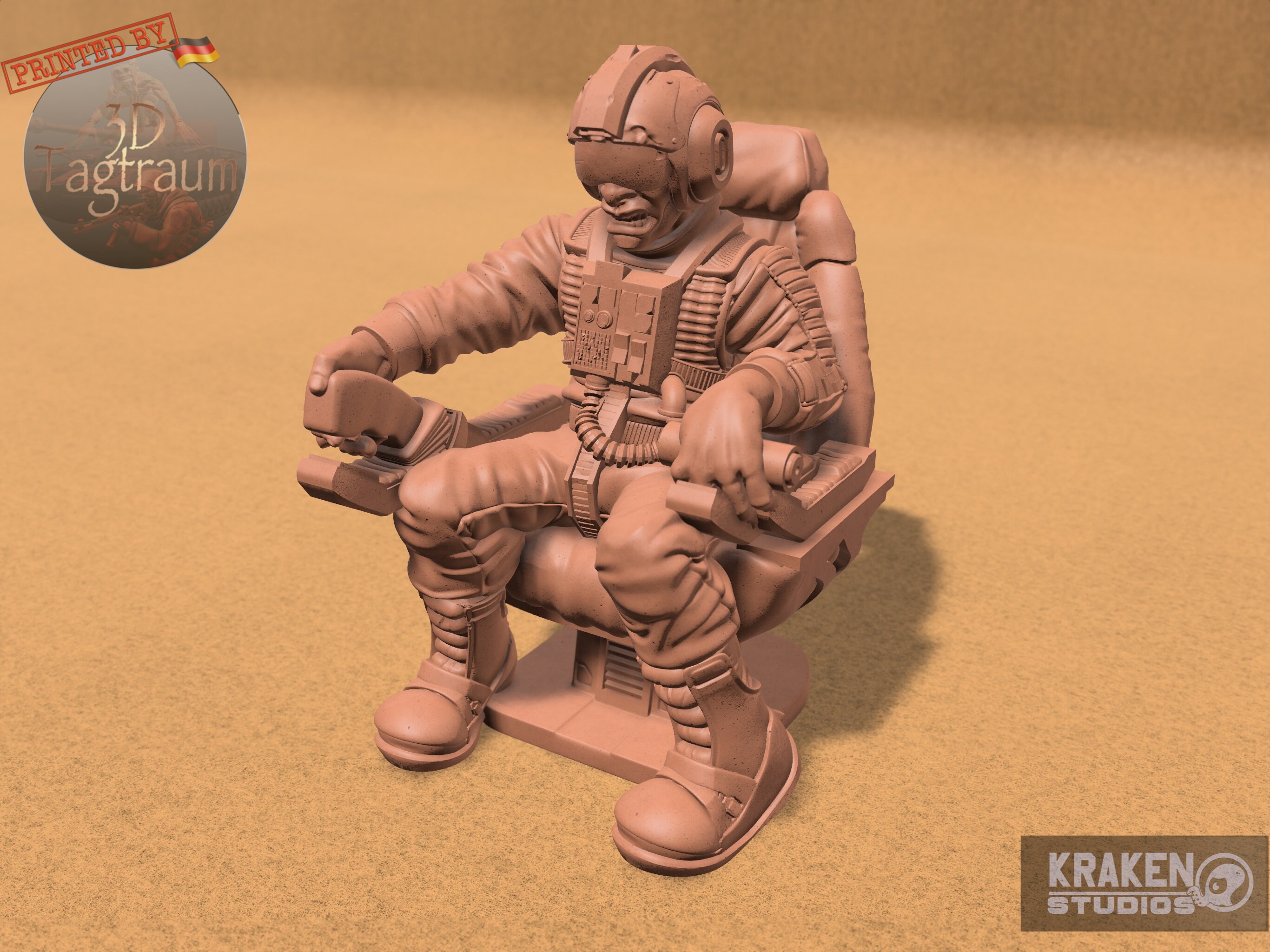 Pilots 32mm Miniature Sci-fi - Etsy