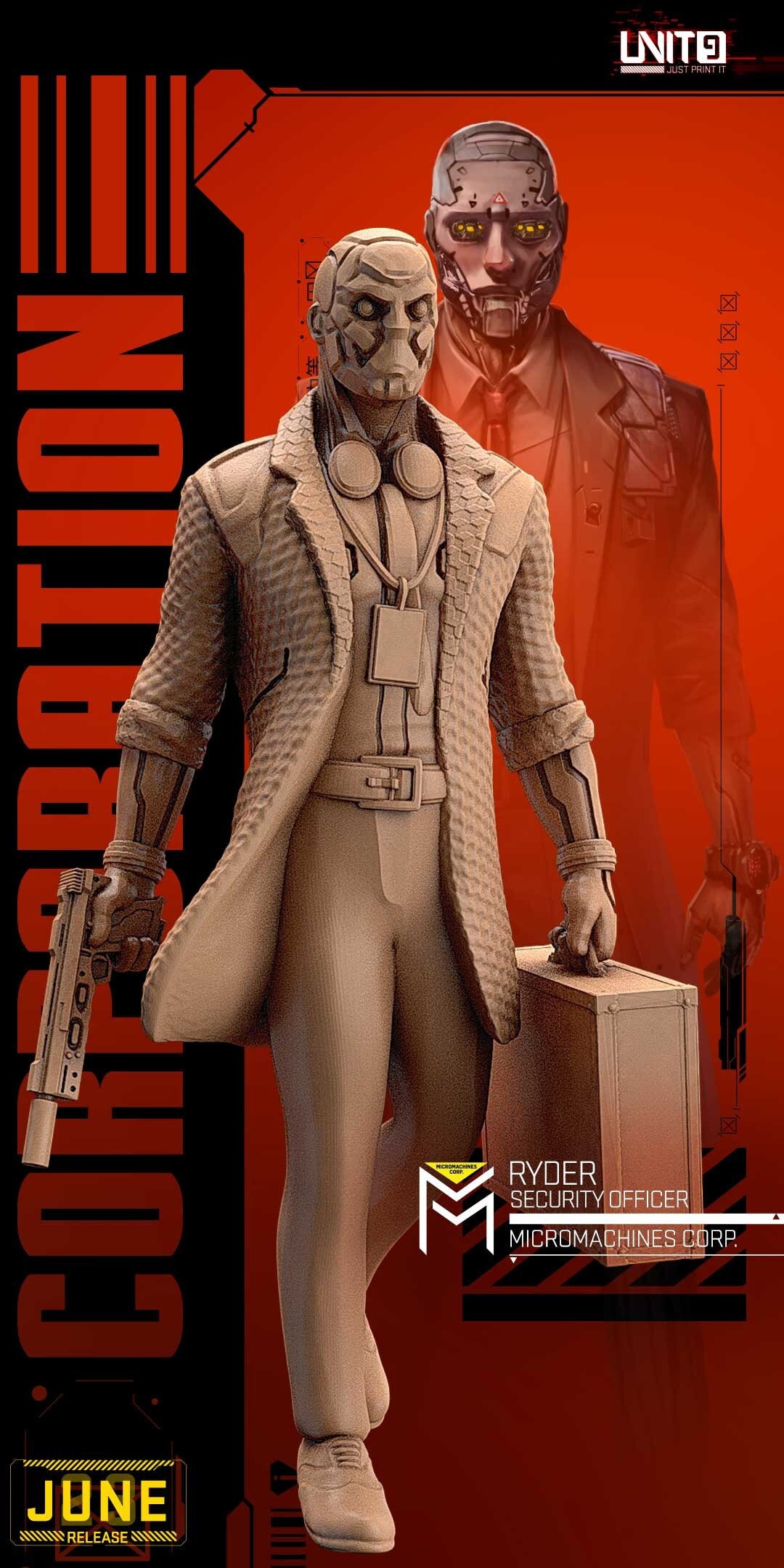 Ryder Cyberpunk Tabetop Dnd Miniature Agent UNIT9 - Etsy Canada