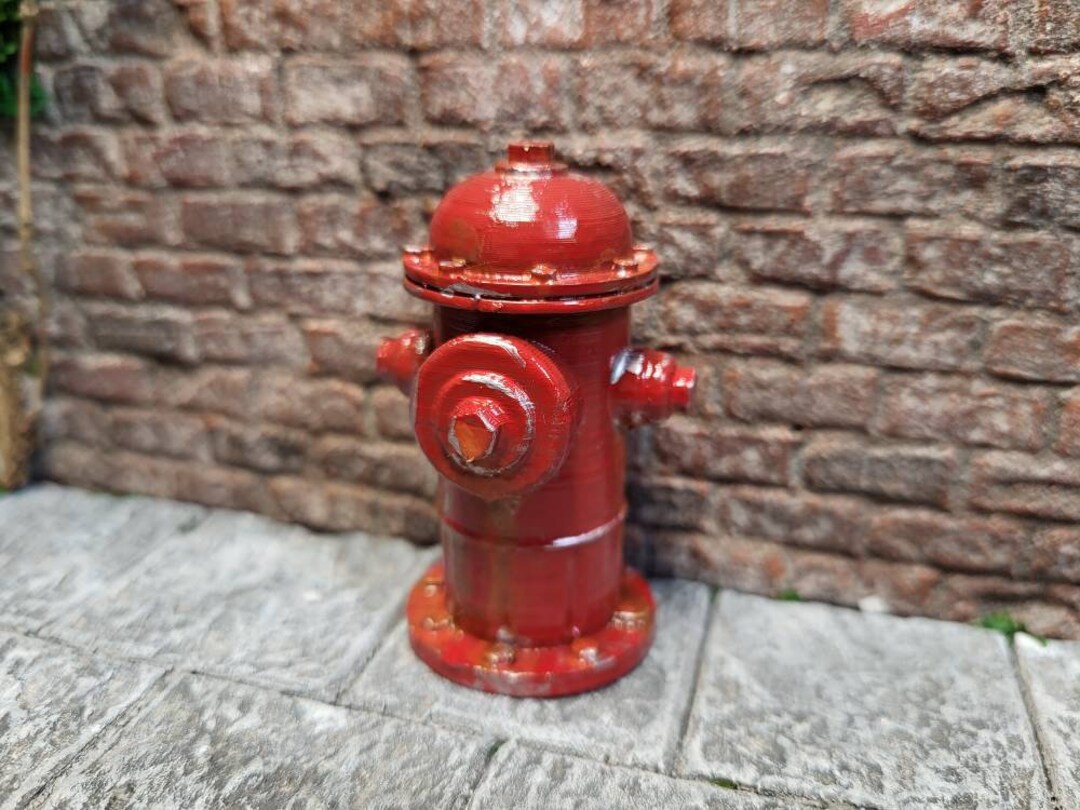 Miniature American Fire Hydrant 1:12 Scale - Etsy