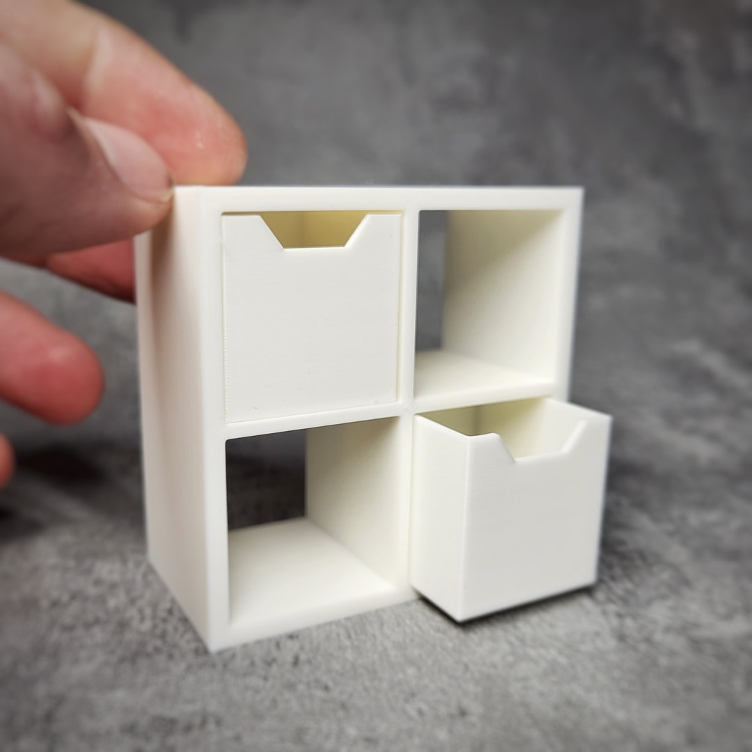Dollhouse 4 Storage Box Unit 1:12 Scale - Etsy