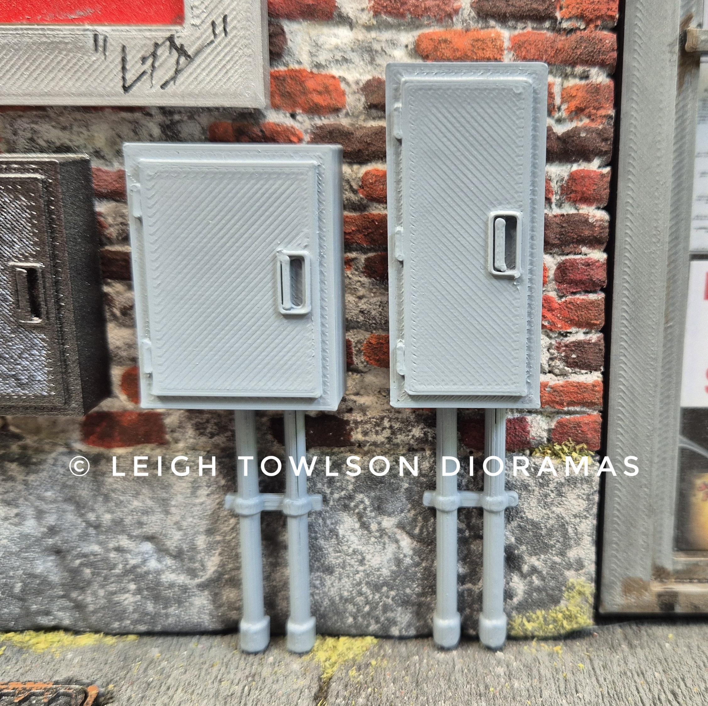 Electric Gas Wall Boxes for Diorama Dollshouse 1/12 - Etsy